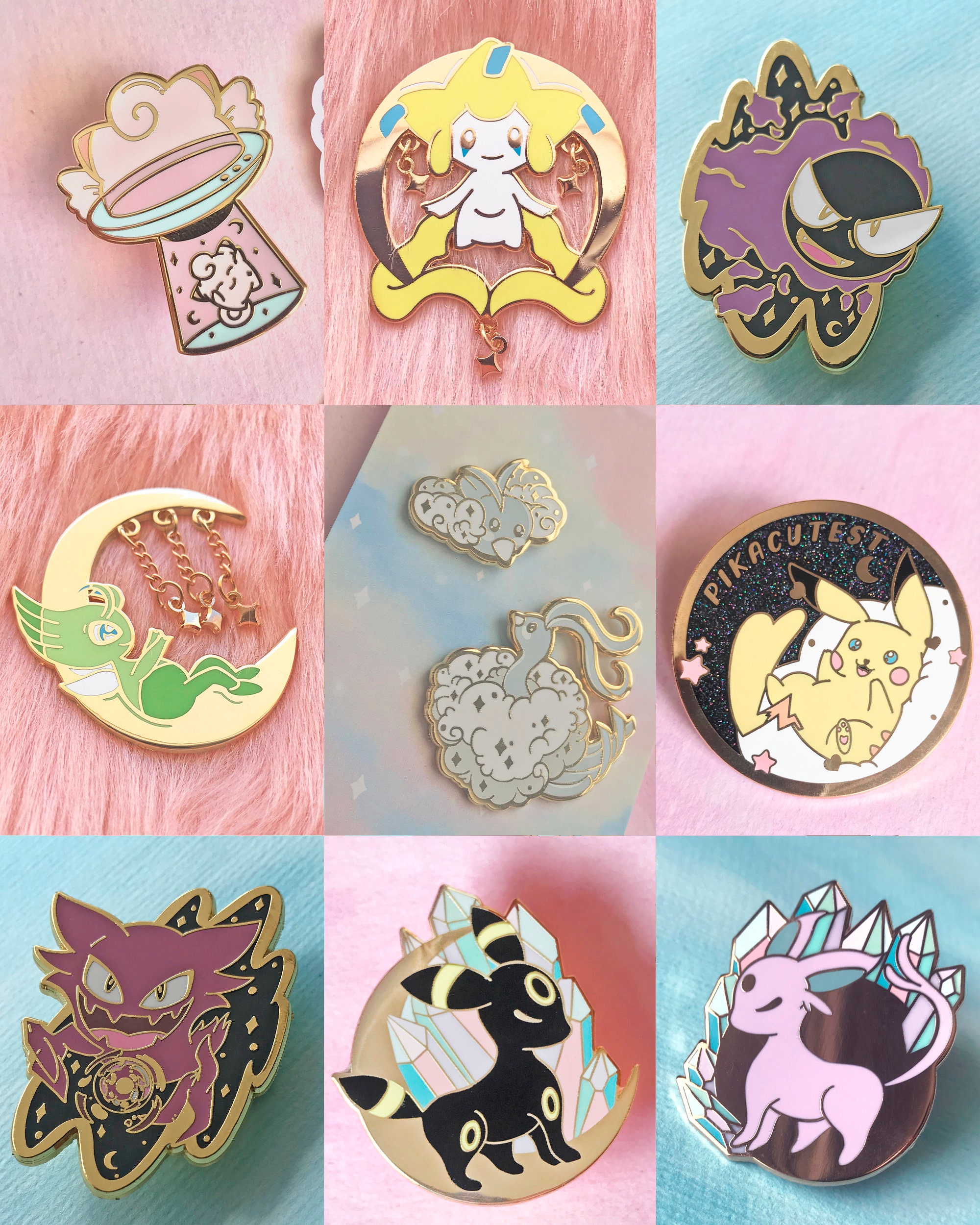 All Pokemon Enamel Pins SECONDS - Etsy