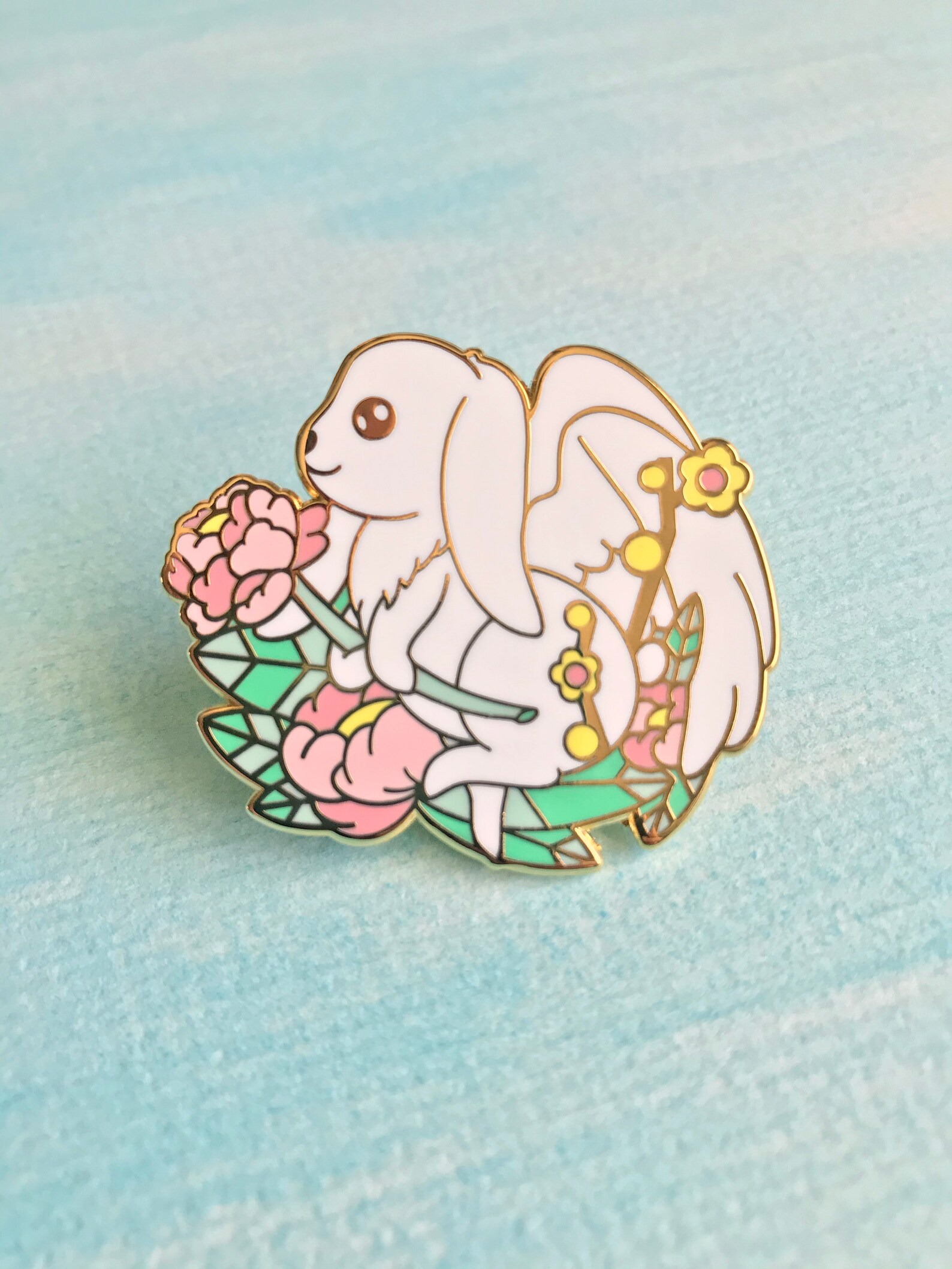 Winged Bunny Enamel Pins Summer Colleccion - Etsy