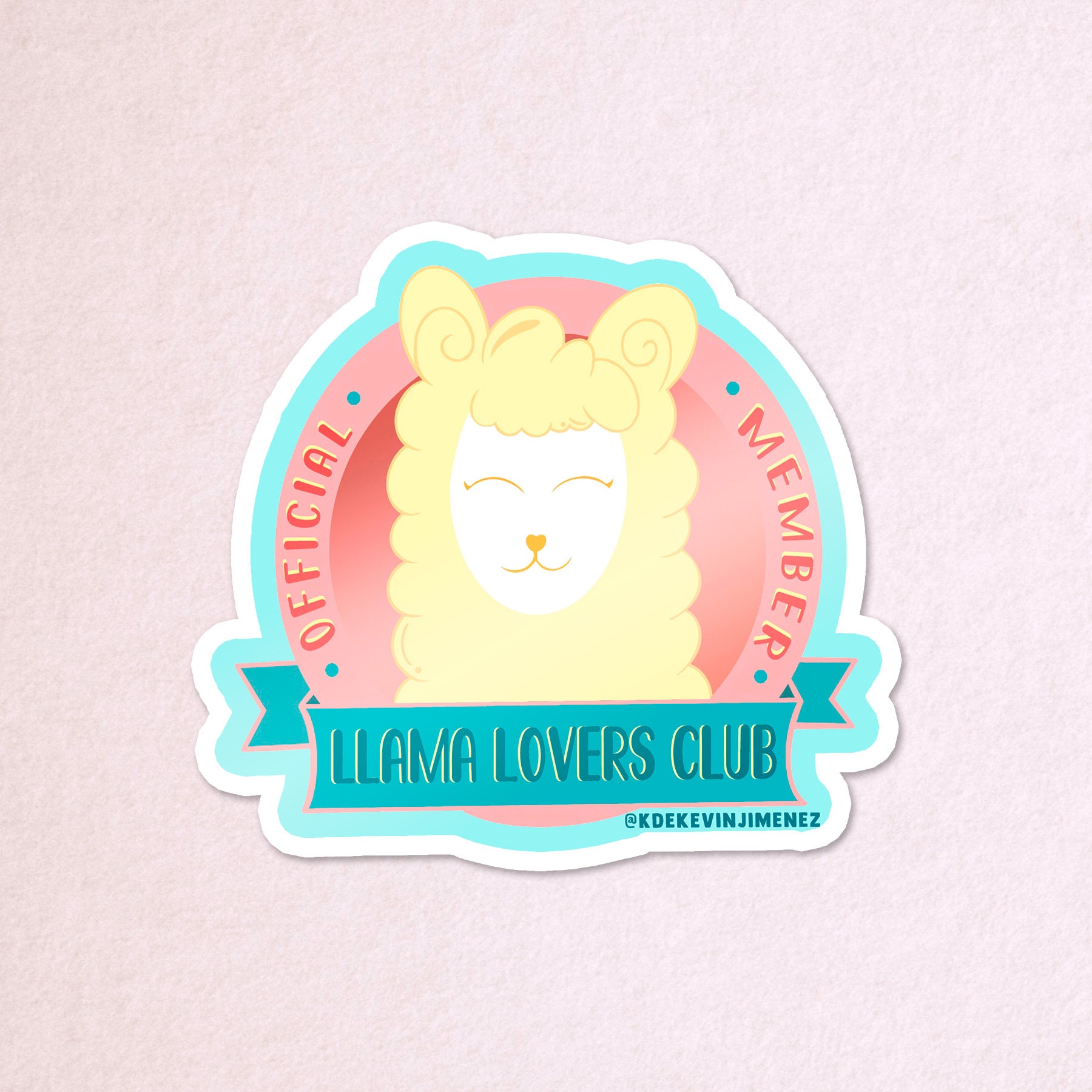 Llama stickers various designs | Etsy