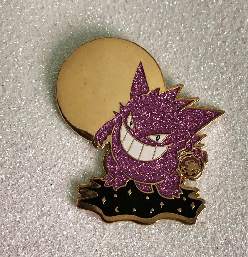 Gengar Hard Enamel Pin kanto Pokemon Pin Collection - Etsy