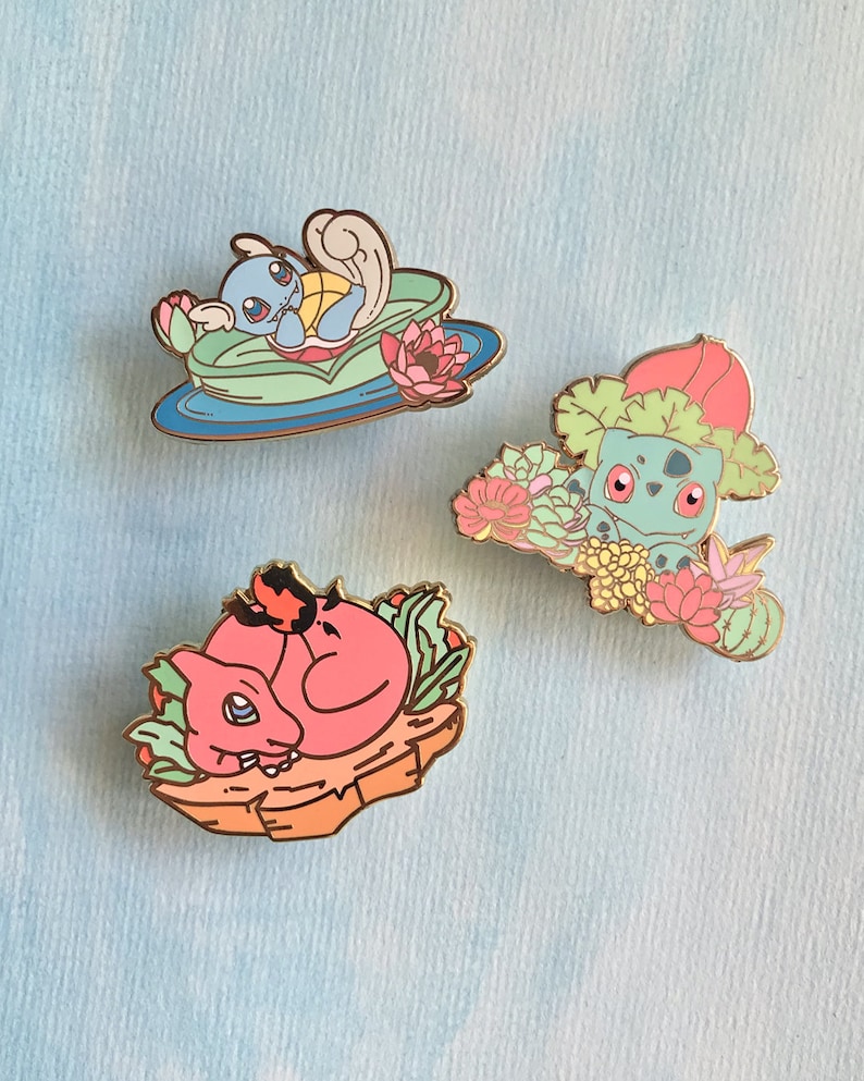 All Pokemon Enamel Pins SECONDS - Etsy