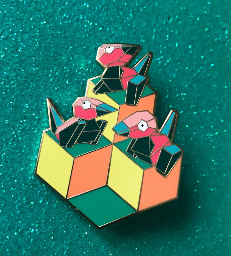 Porygon Hard Enamel Pin kanto Pokemon Pin Collection | Etsy