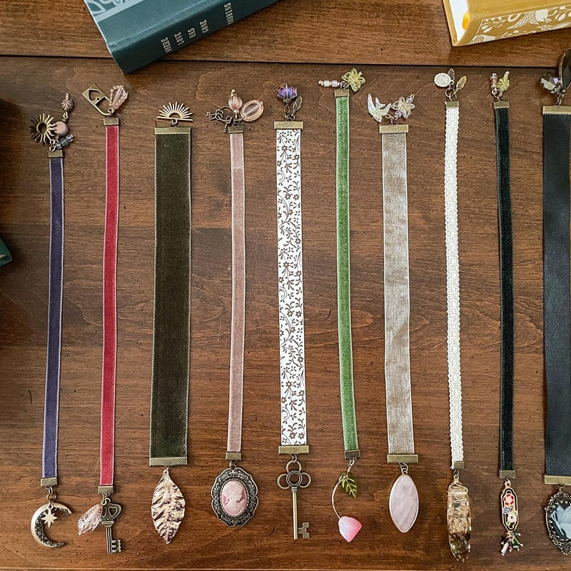 Ribbon Bookmark - Etsy