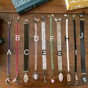 Ribbon Bookmarks | Handmade Bookmark | Velvet Ribbon Bookmark | Reader ...