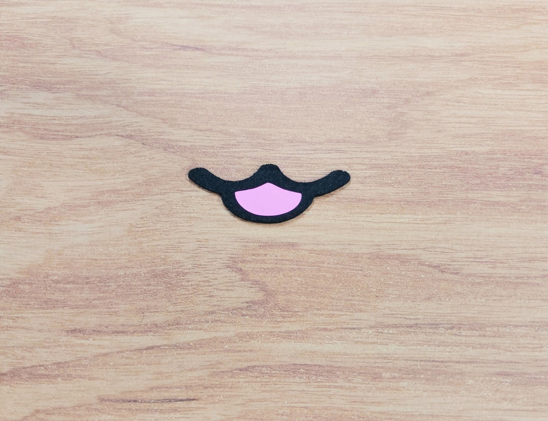 6 Pack, All Sizes, Pink Felt Mouths, Amigurumi Mouth, Plushie Mouth ...