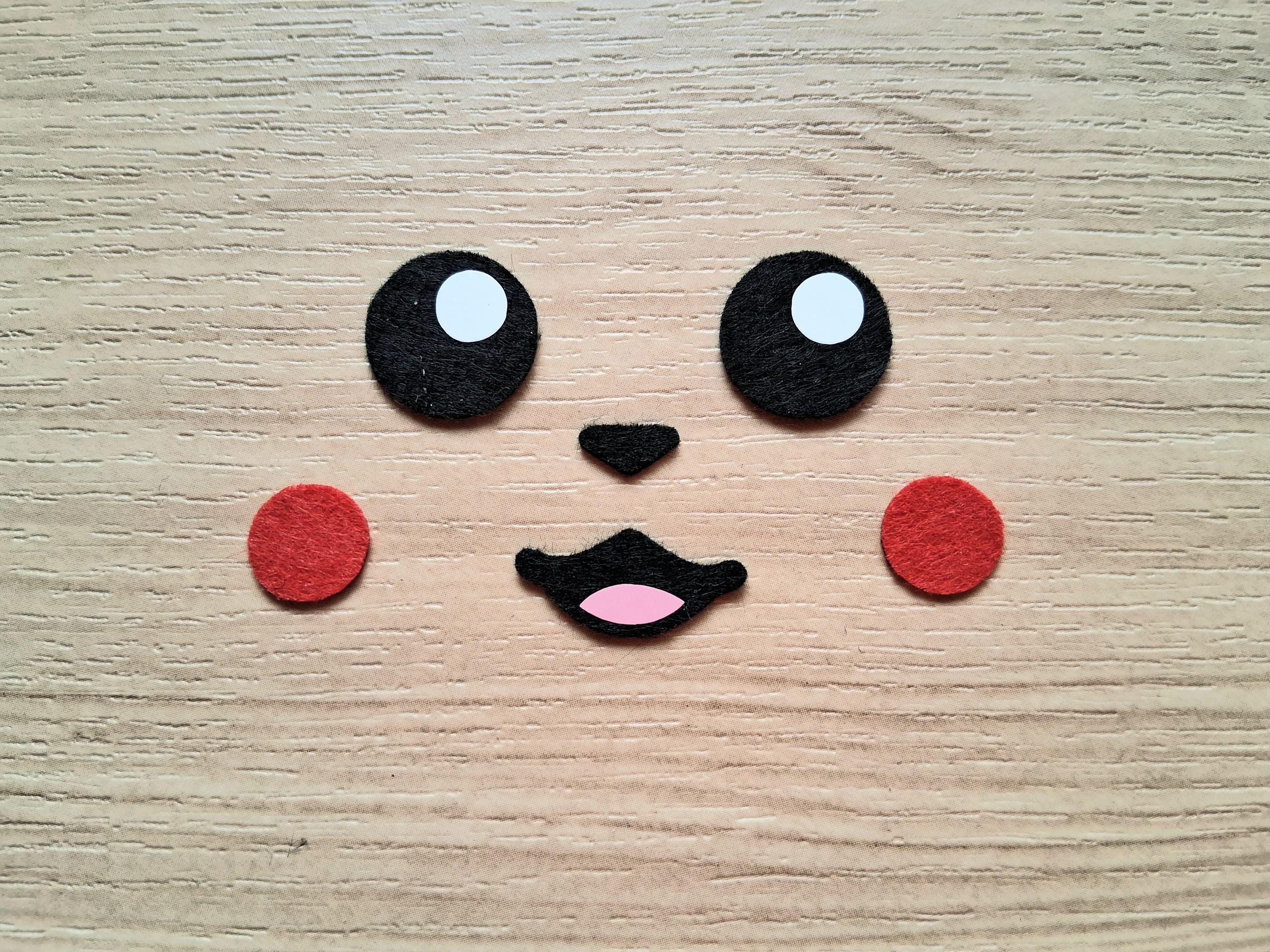 3 Full Sets - Cartoon Felt Full Face, Felt Eyes, Kawaii Eyes, Amigurumi ...