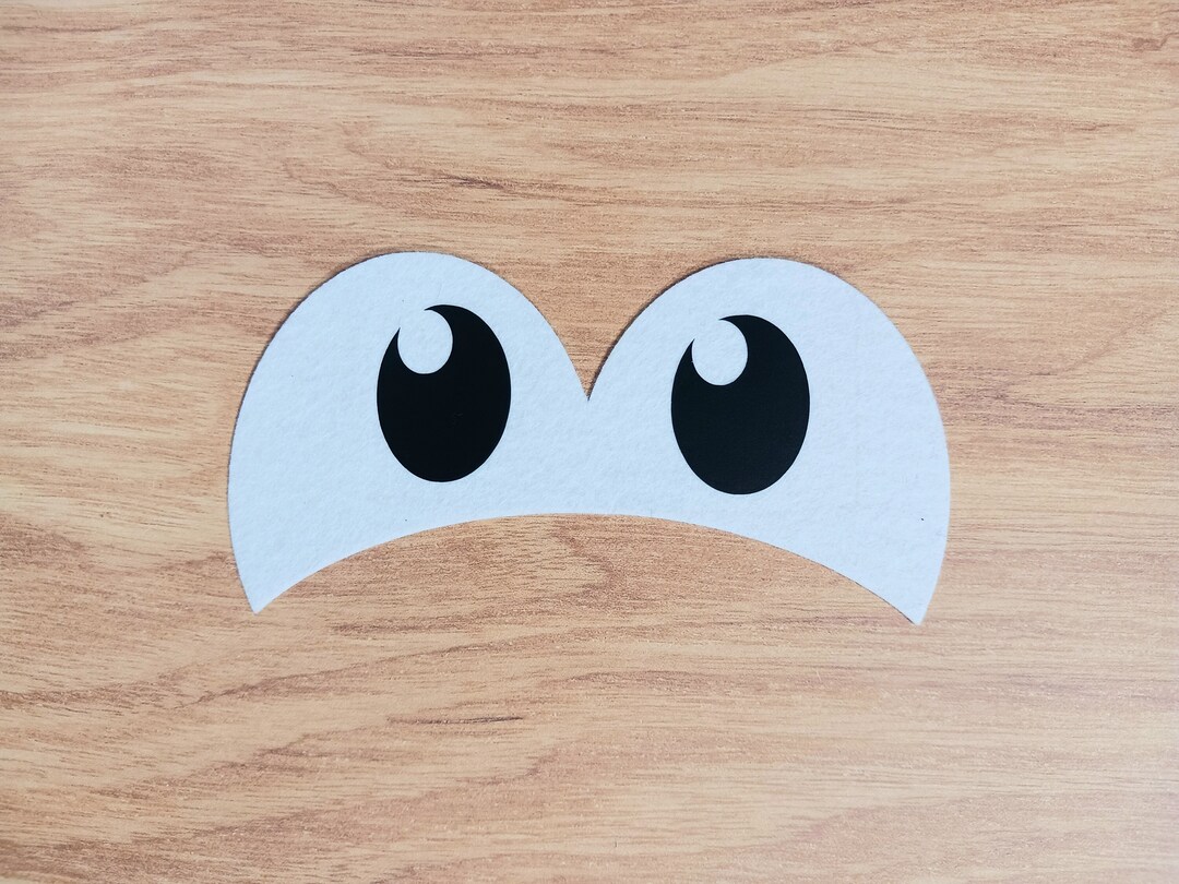 3 Pairs Felt Connected Eyes Crochet Kawaii Eyes, Amigurumi Felt Eyes ...