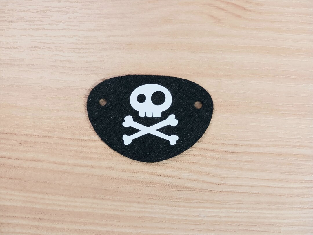 6 Pack, All Sizes, Felt Pirate Eye Patch, Amigurumi Pirate Patch ...
