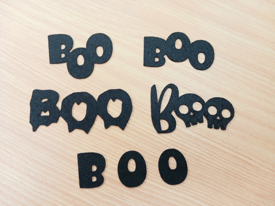 5 Pack, Felt Boo Variety Pack for Plushies and Stuffies, Felt Mouth ...