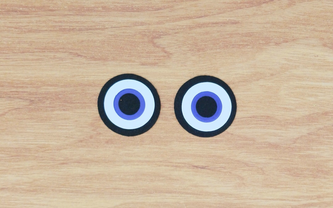 Felt Eyes, Kawaii Eyes, Amigurumi Eyes, Glitter Rainbow Felt Eyes ...