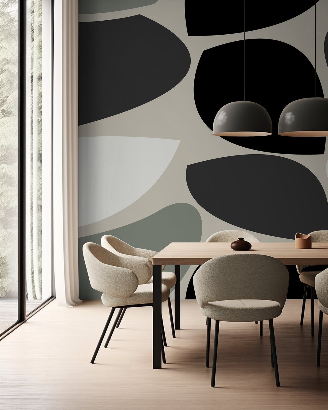 Pastel Stones Wallpaper Large Pattern no.126 - Etsy