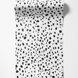 Dalmatian Dots Wallpaper Black and White 066 - Etsy