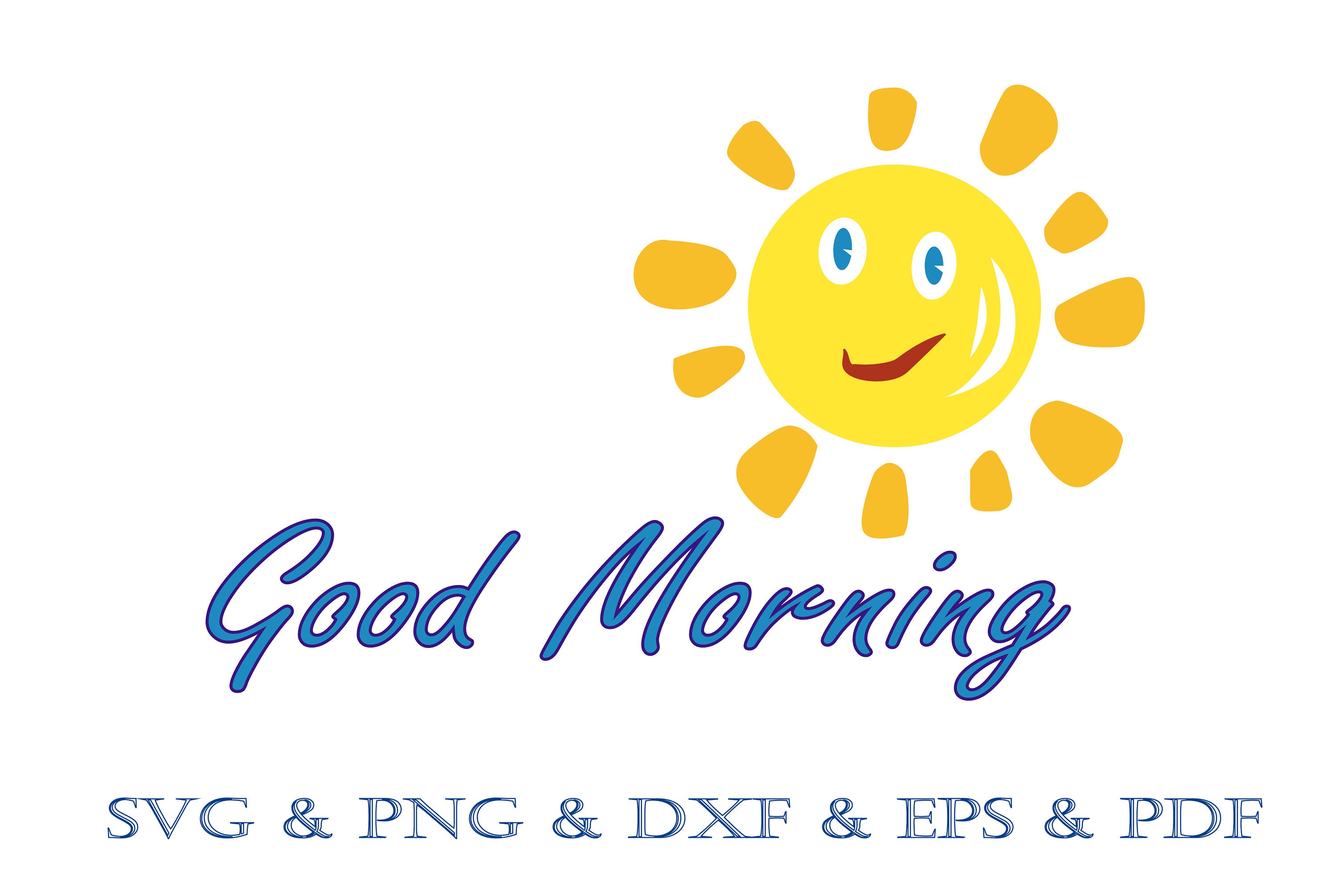 Good Morning Sun Clipart