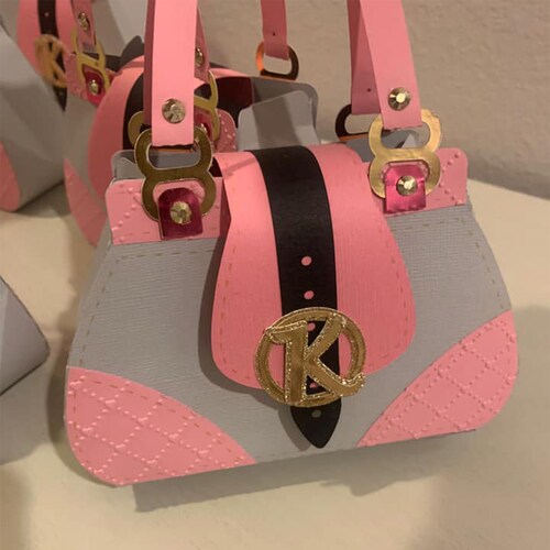 Purse Box Template - Etsy