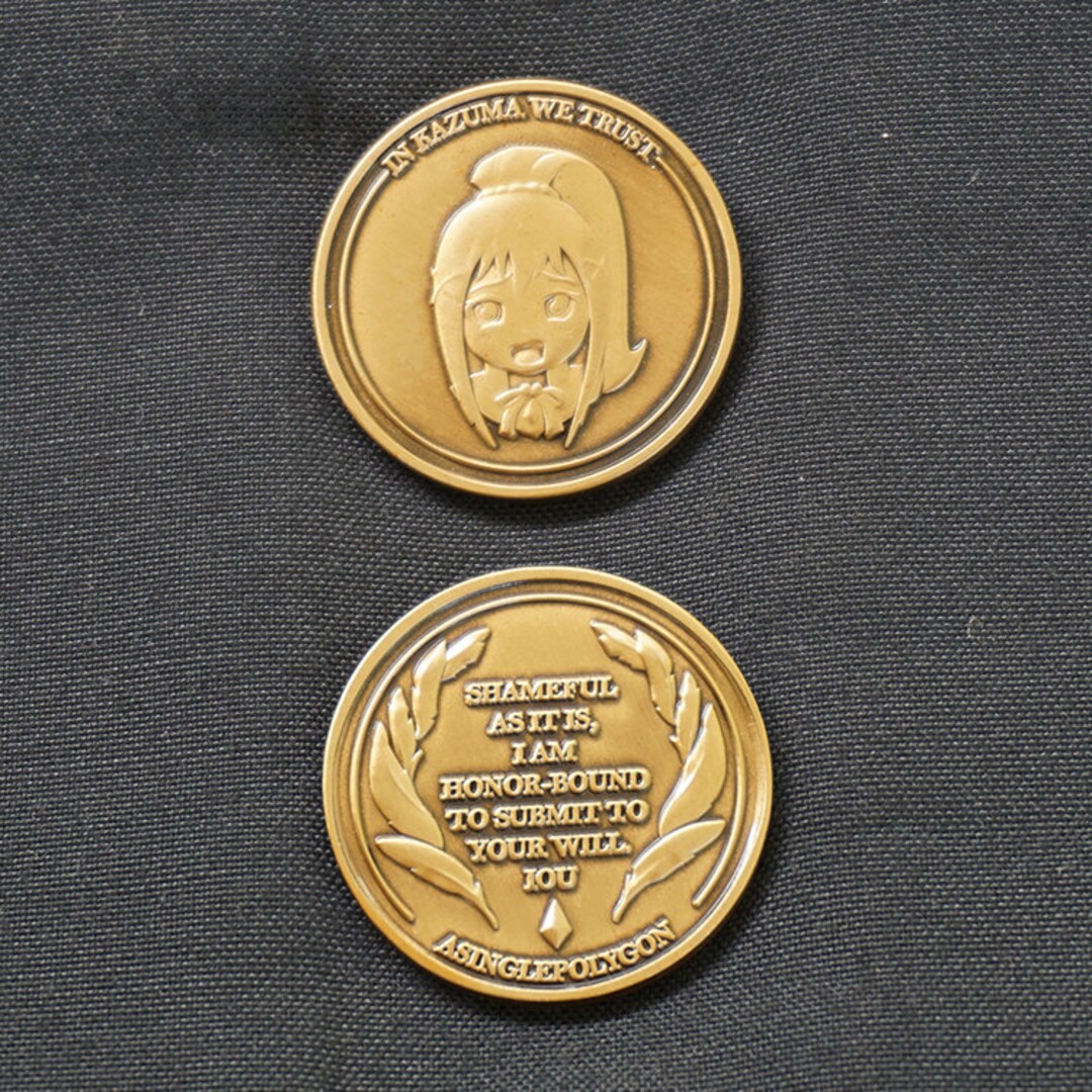 Koinosuba IOU Tokens - Darkness - Etsy