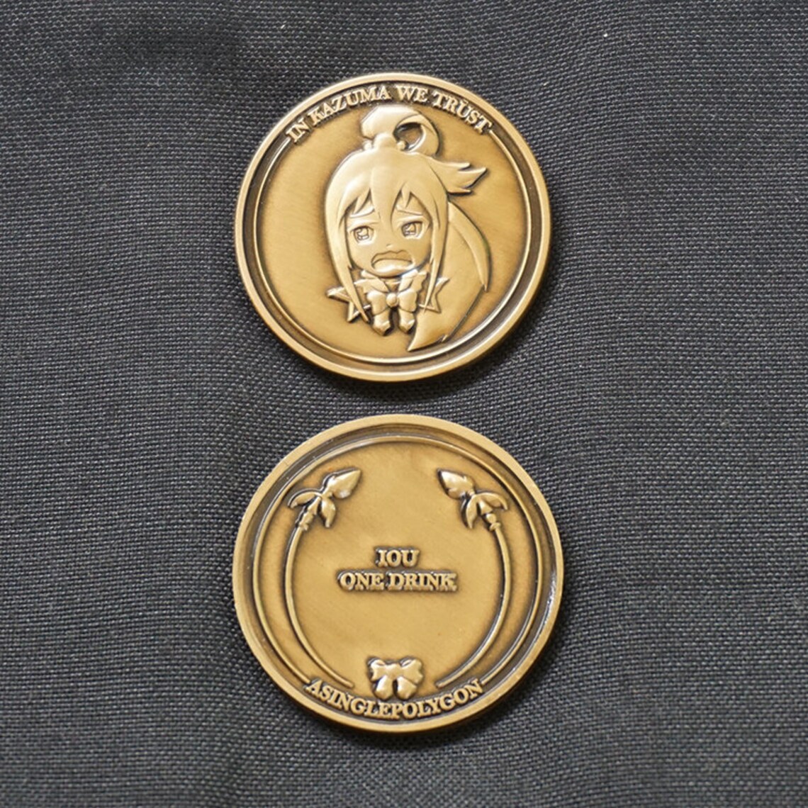Koinosuba IOU Tokens Aqua | Etsy