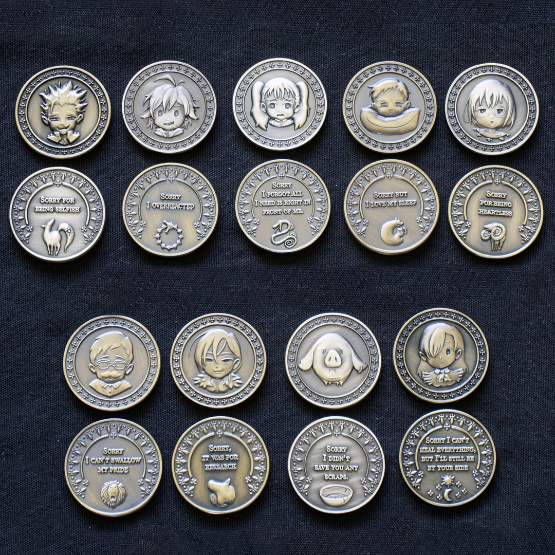 Seven Deadly Coins - Single Sins - Etsy