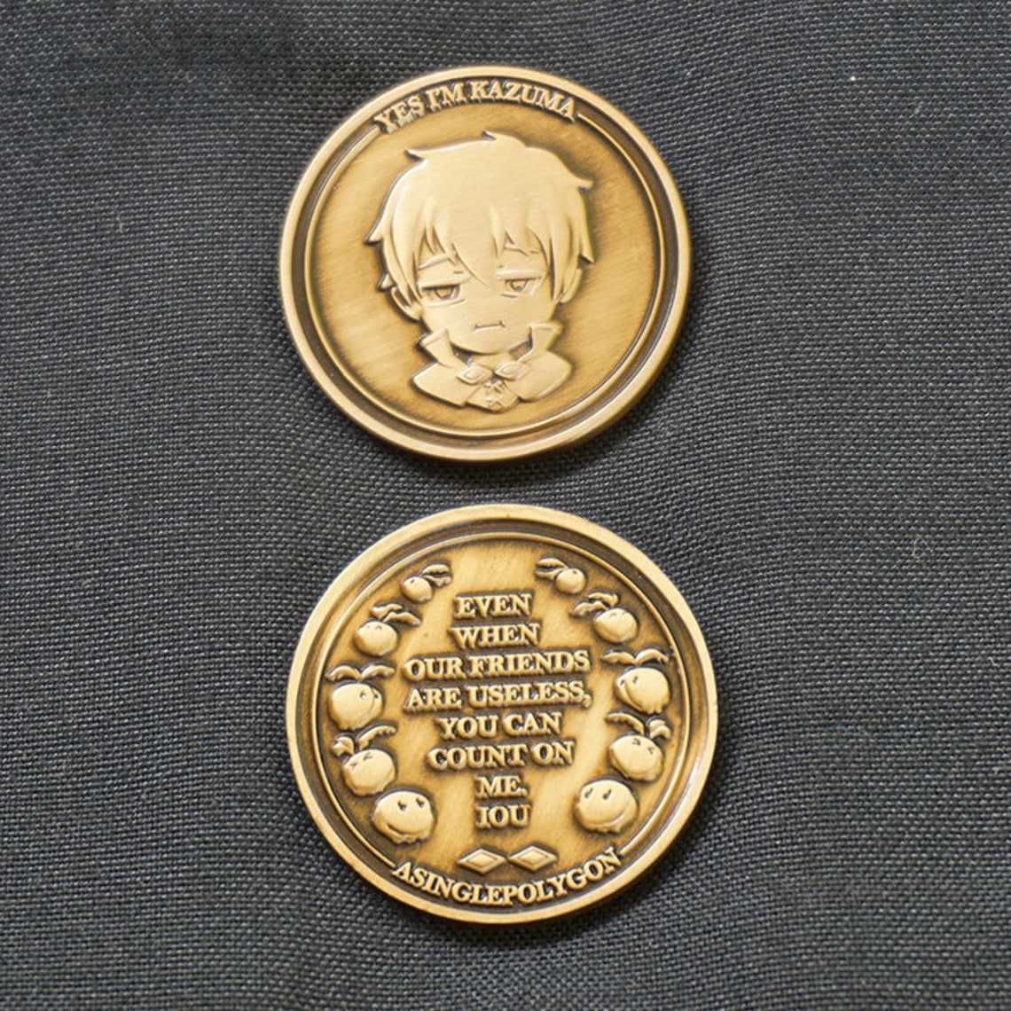 Koinosuba IOU Tokens - Kazuma - Etsy