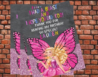 Barbie thank you | Etsy