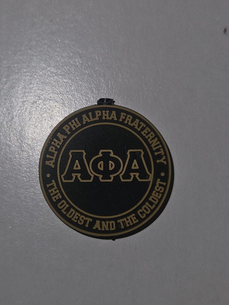 Alpha-fraternity, 1906, Ice Cold, Alpha Man Focal Beads-set of 2 - Etsy