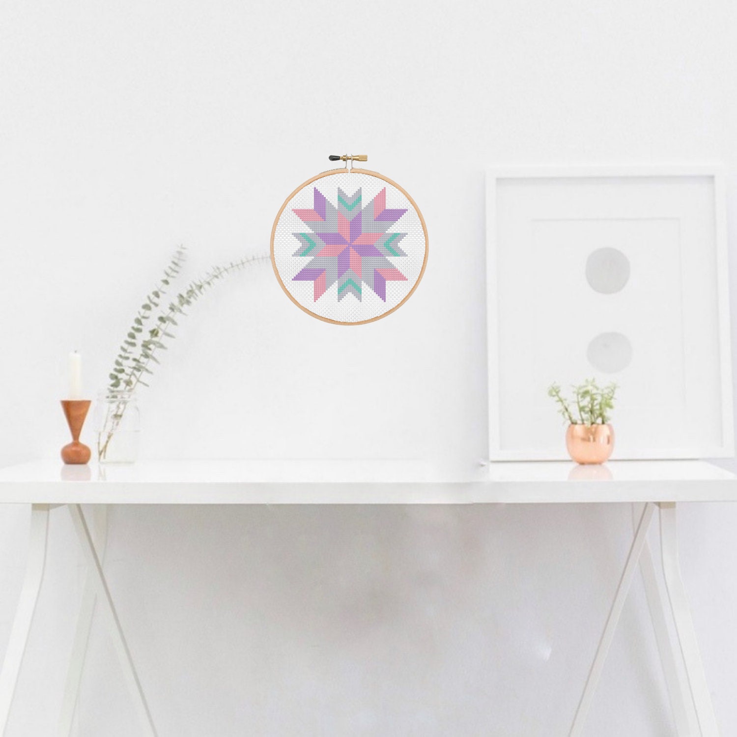 Starburst Quilt Block - PDF Cross Stitch Pattern - Etsy