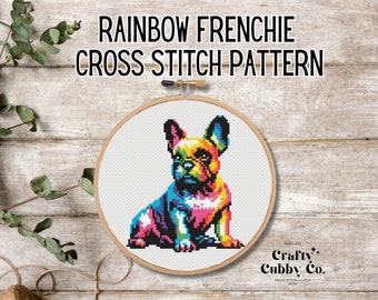 Rainbow Tiger Cross Stitch Pattern | PDF Download | Cute Animal ...