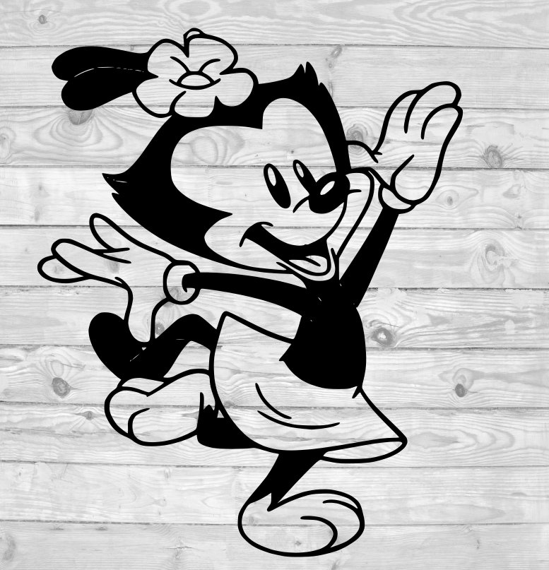 Animaniacs Dot Warner SVG, Instant Download, Svg Png Dxf, Cricut, Cameo ...