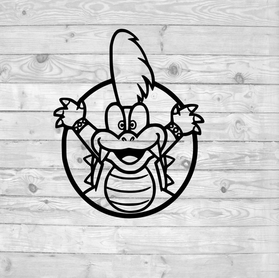 Larry Koopa SVG, Instant Download, Svg Png Dxf, Cricut, Cameo ...