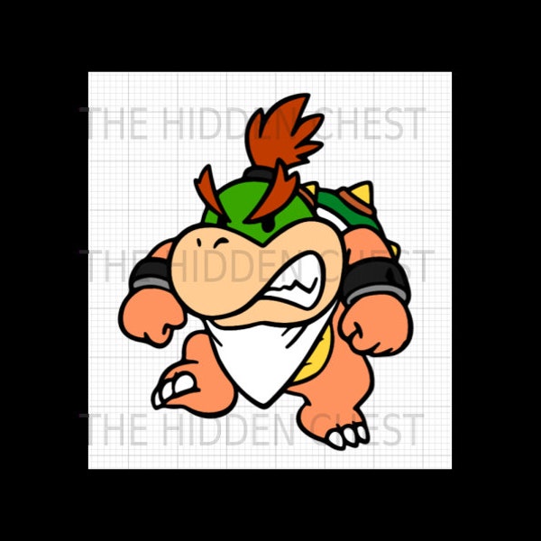 Bowser Jr Png - Etsy