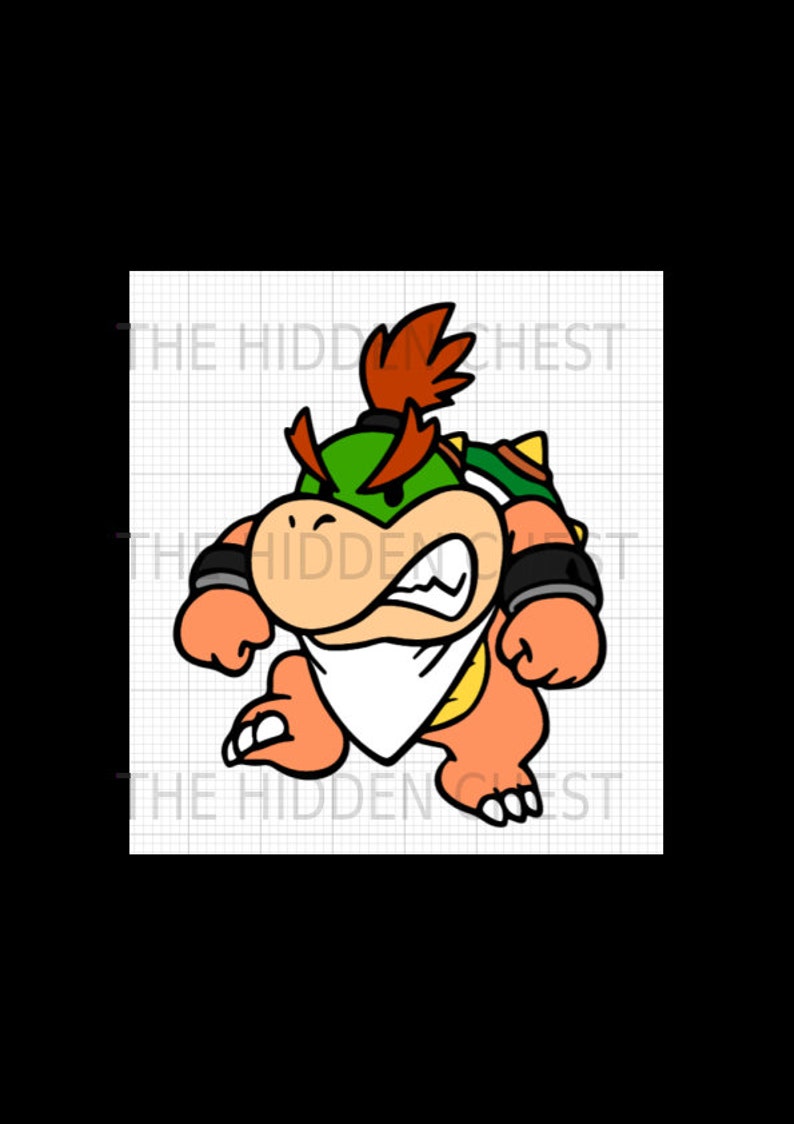 Bowser Jr. Layered SVG Instant Download Svg Png Cricut - Etsy