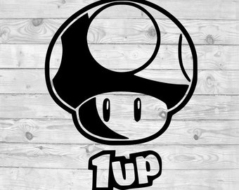 Mario Mushroom Svg - Etsy Canada