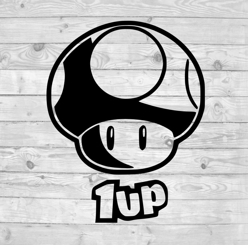 1 up Mushroom SVG, Instant Download, Svg Png Dxf, Cricut, Cameo ...