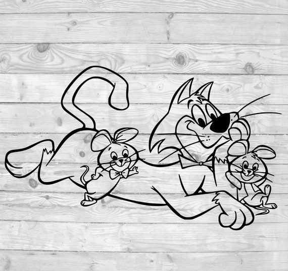 Mr. Jinx Pixie and Dixie SVG Instant Download Svg Png Dxf | Etsy