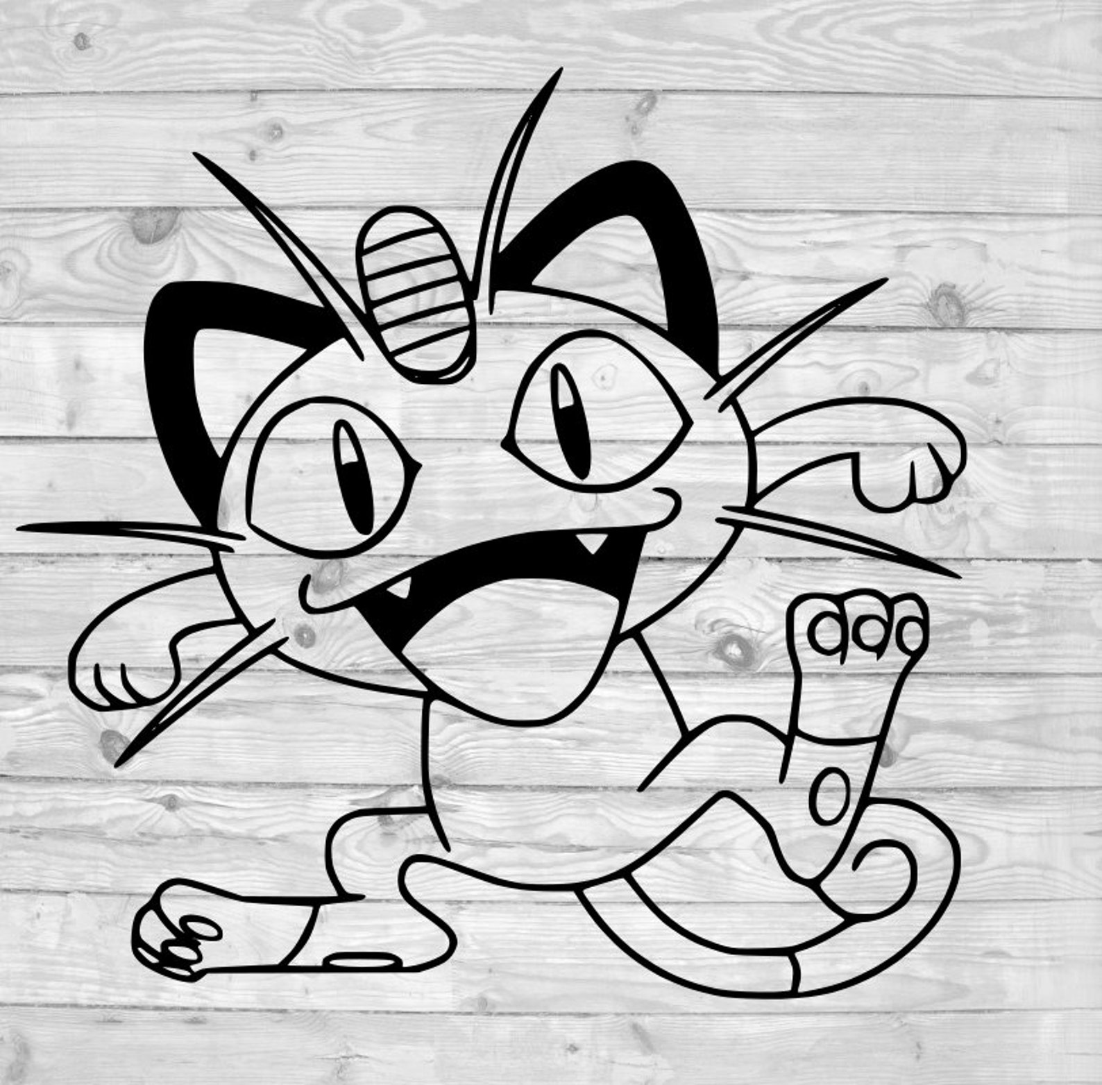 Meowth SVG Instant Download Svg Png Dxf Cricut Cameo - Etsy