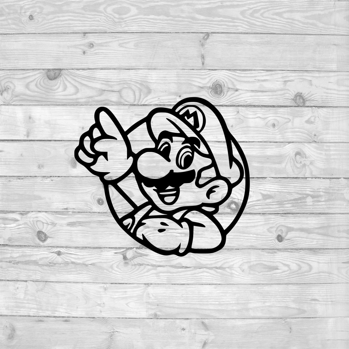 Mario SVG, Instant Download, Svg Png Dxf, Cricut, Cameo, Silhouette ...