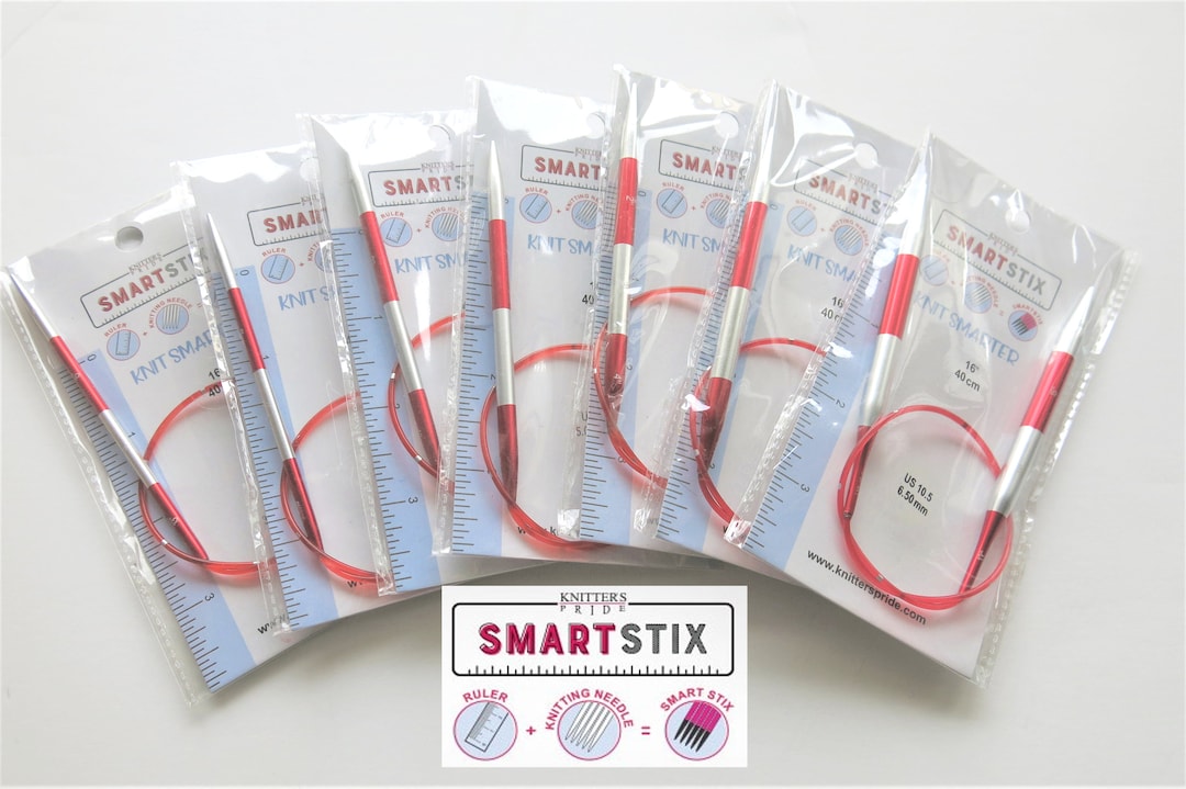 Size Us8/5mm Knitter's Pride SMARTSTIX 16 Circular Knitting Needle Knitter's Pride Smartstix 16 ...