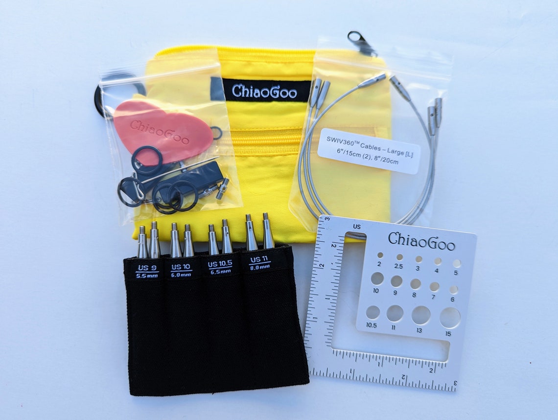 Chiaogoo Twist YELLOW Shorties 3" LARGE Interchangeable Complete Set ...