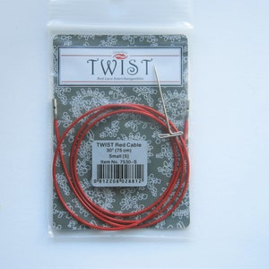 SET OF 5-chiaogoo Twist Red SMALL Cables & Chiaogoo L to S Tips Adapter ...