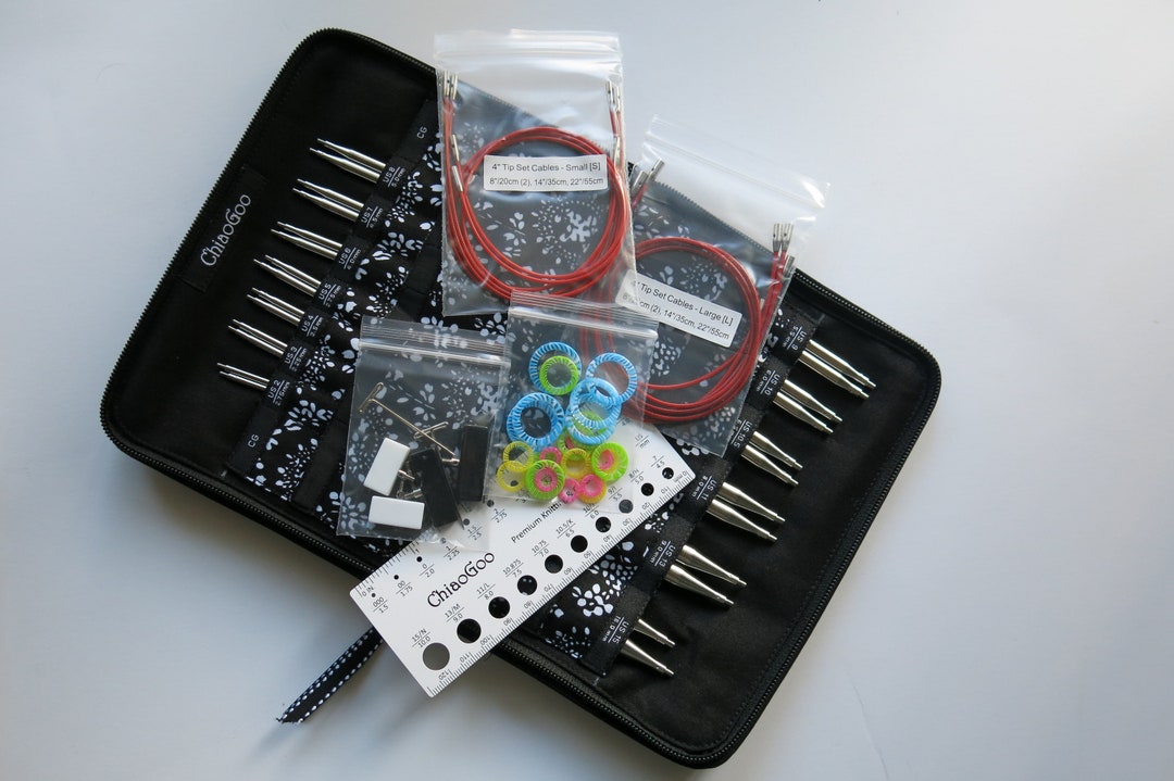 Chiaogoo Twist Complete 4 Inches Interchangeable Set - Size Us2-us15/2 ...