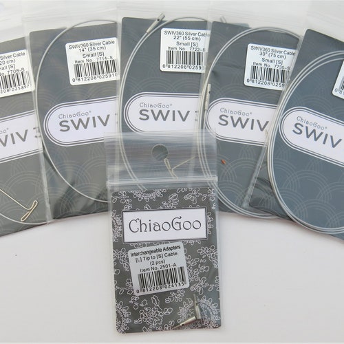 SET OF 5-chiaogoo Red SMALL Cables and L Tips to S Cable - Etsy