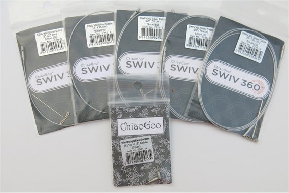 SET OF 5-chiaogoo SWIV360 SMALL Cables and L Tips to S Cable - Etsy