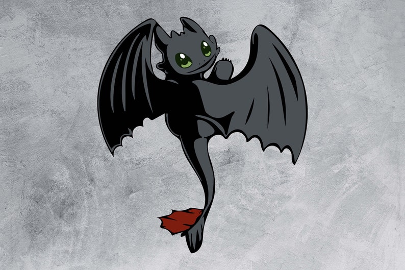 Toothless Toothless svg Toothless dragon svg Toothless | Etsy