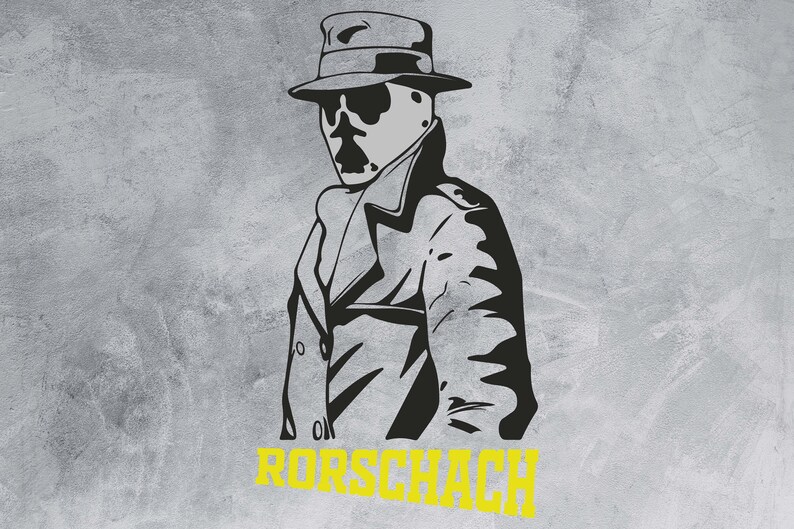 Watchmen Watchmen svg Rorschach svg DC svg DC comics | Etsy