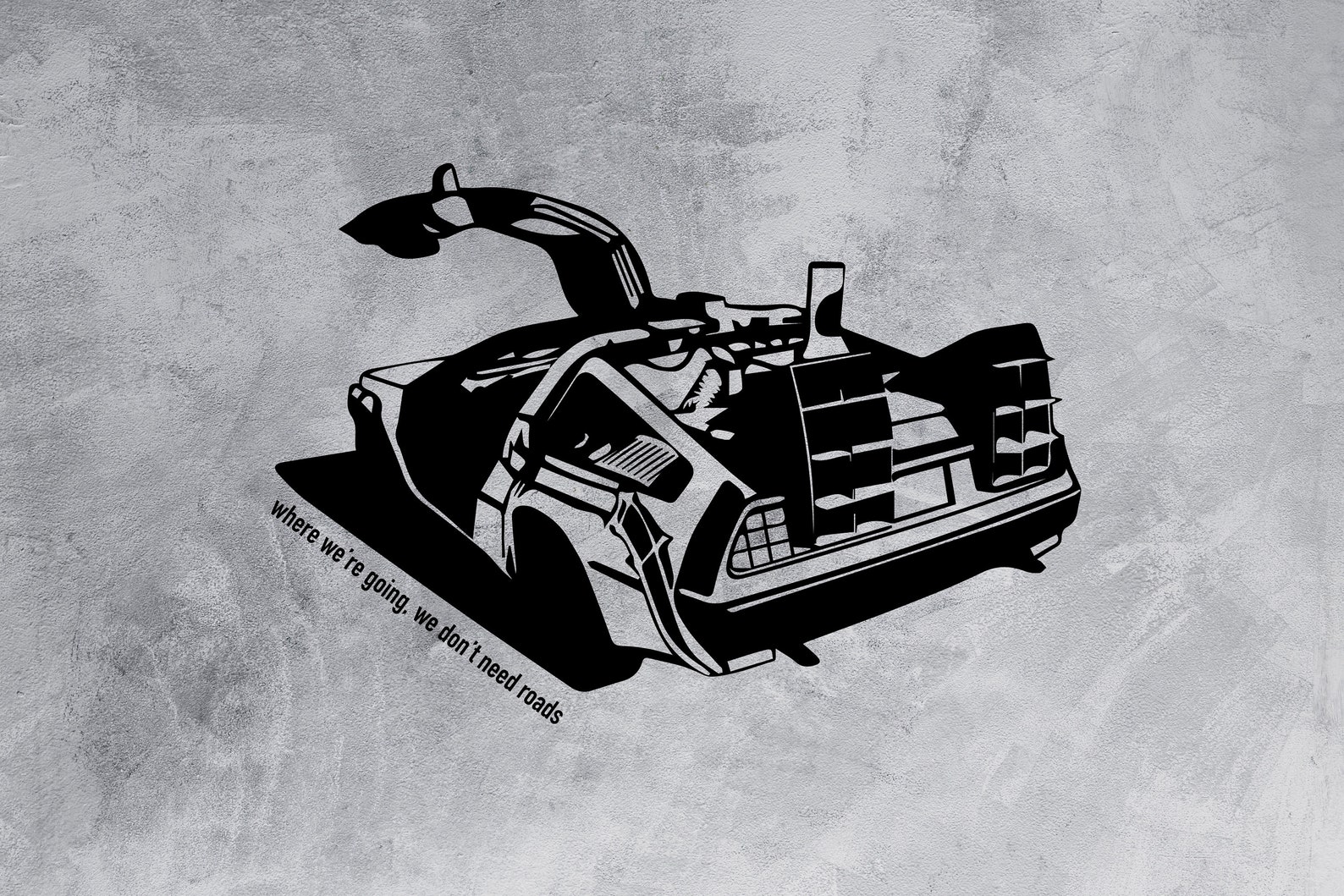 Delorean Delorean SVG Back to the Future SVG Car SVG Back | Etsy