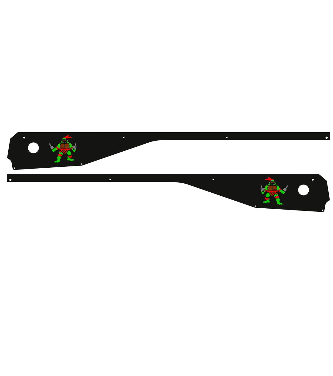 Teenage Mutant Ninja Turtles Side Rails Armor Mod Stern Pinball Machine ...