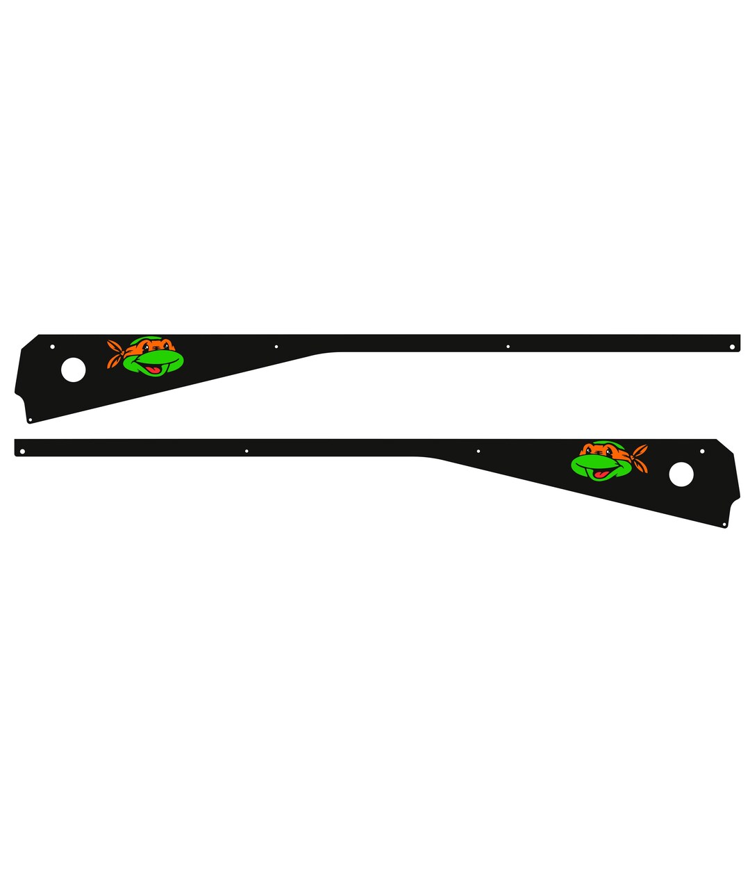 Teenage Mutant Ninja Turtles Side Rails Armor Mod Stern Pinball Machine ...