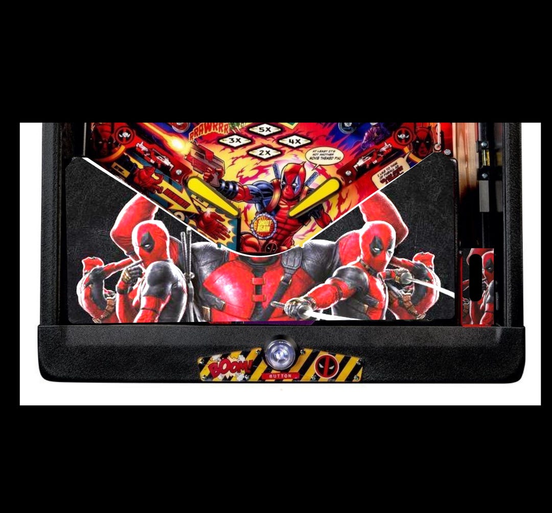Deadpool 3 Lighted Pinball Apron/arch 0015 - Etsy