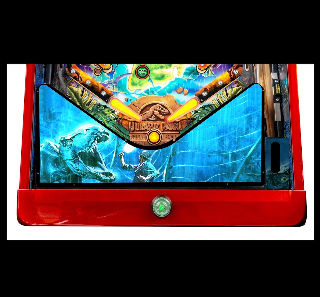 Jurassic Park Fence Lighted Pinball Apron/arch 0068 - Etsy