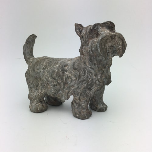Scottie Statue Scottish Terrier Garden Decor Scotty Figure - Etsy