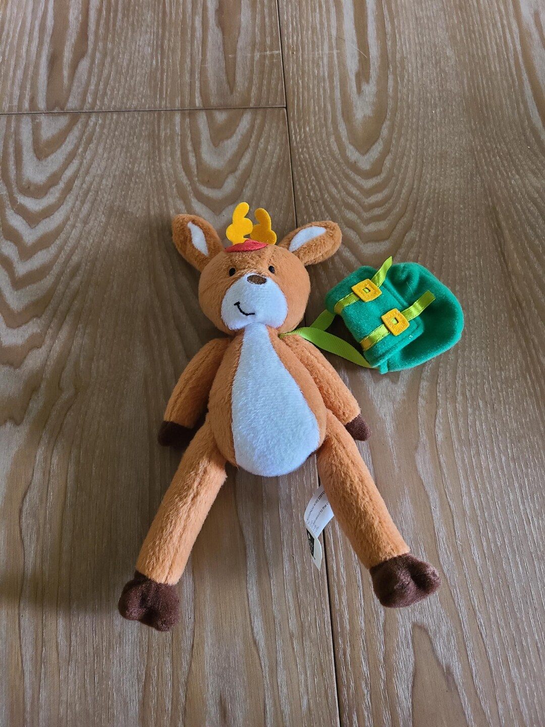 Piggy Toes Randall Reindeer 9" Plush Stuffed Animal 2010 Character With ...